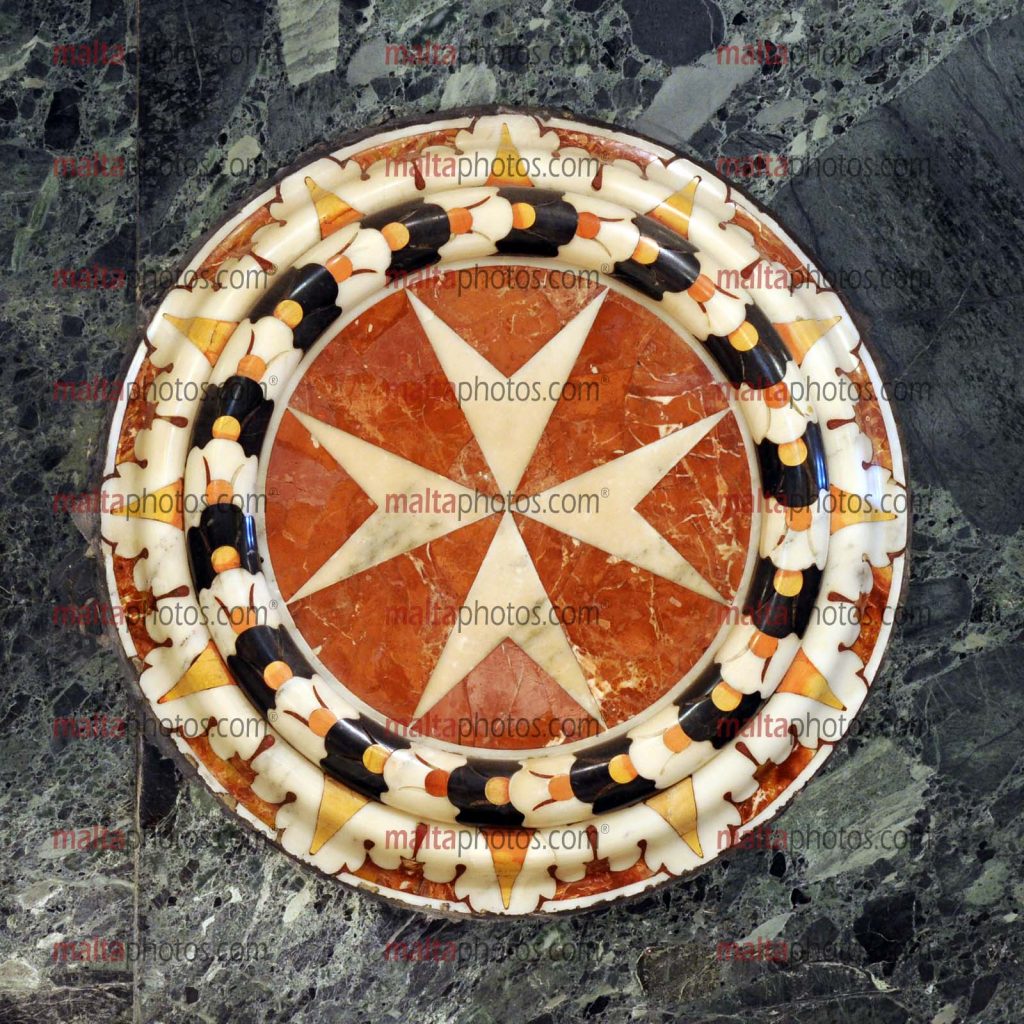 Valletta St John's Cathedral Interior Religious Religion Eight Pointed ...