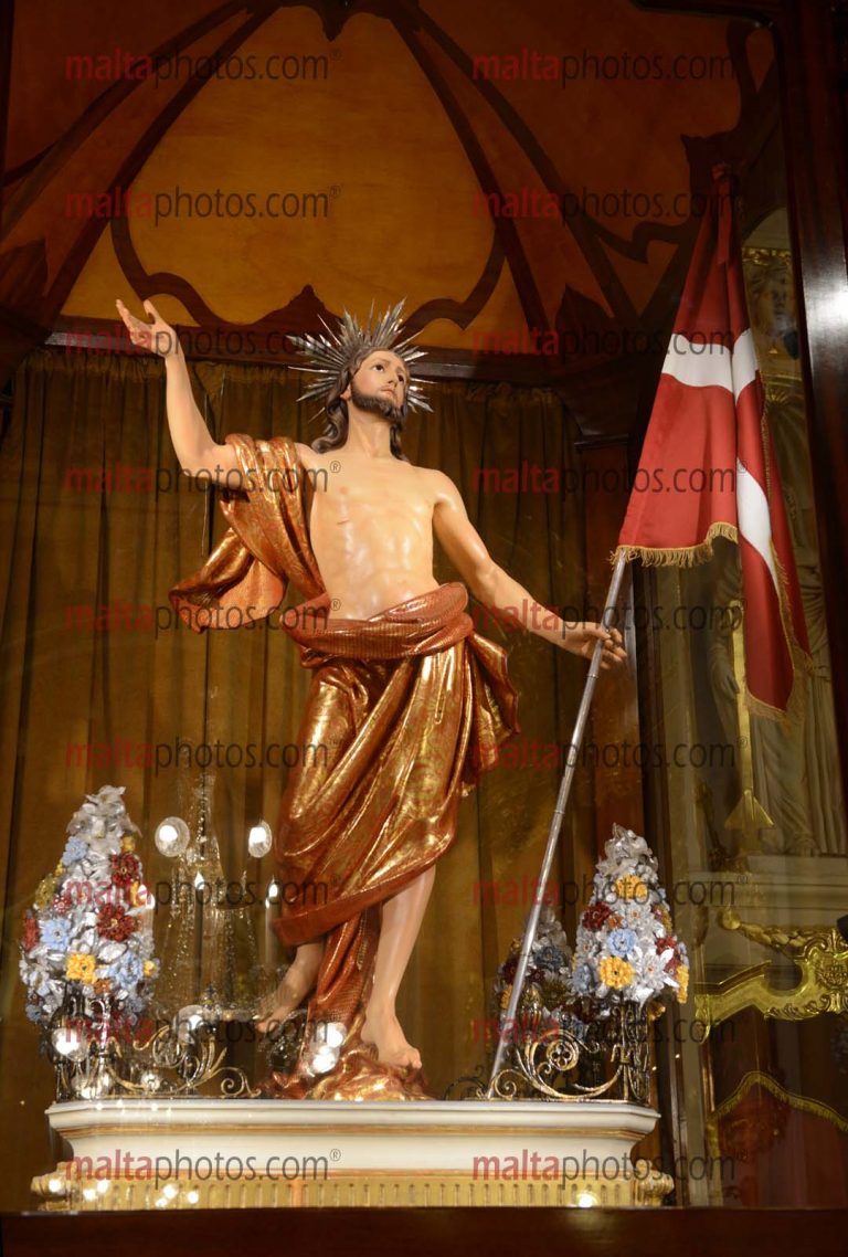 Birgu Festa Feast Kristu Rxoxt Risen Christ Statue Religion Religious ...