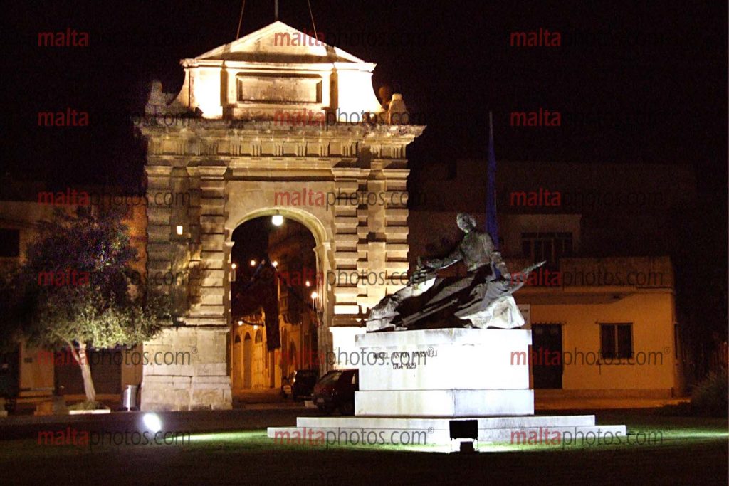 Zebbug Gate Vassalli Monument Architecture - Malta Photos