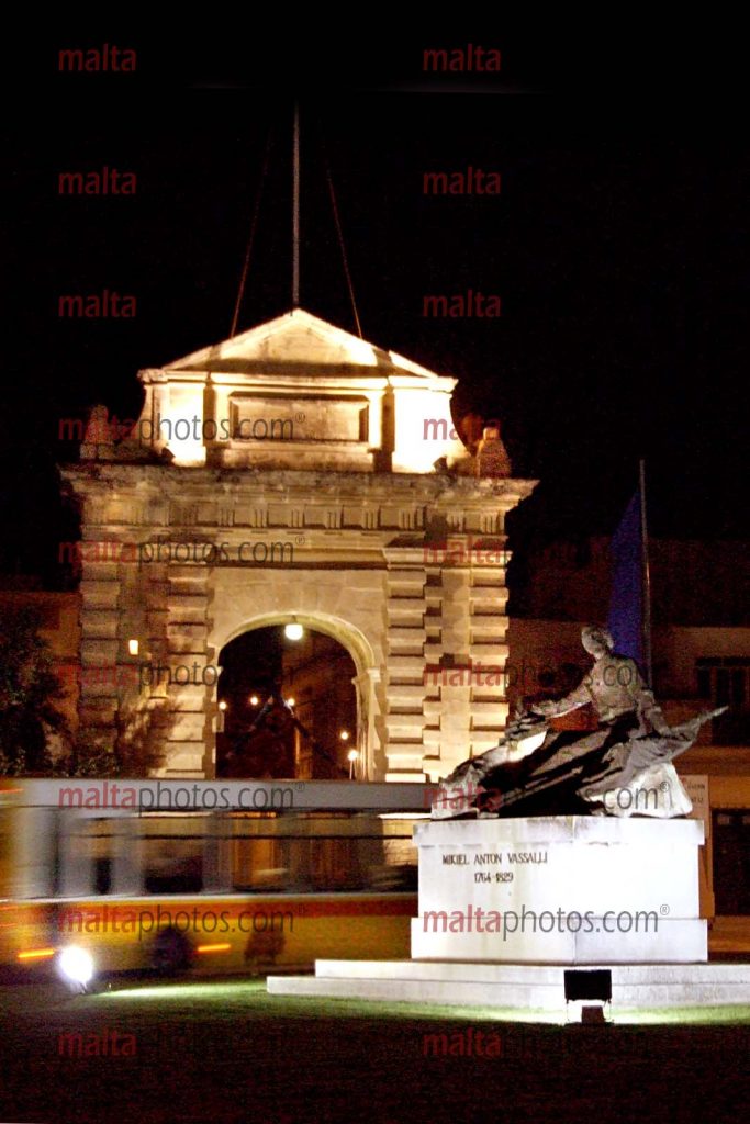 Zebbug Gate Vassalli Monument Architecture - Malta Photos