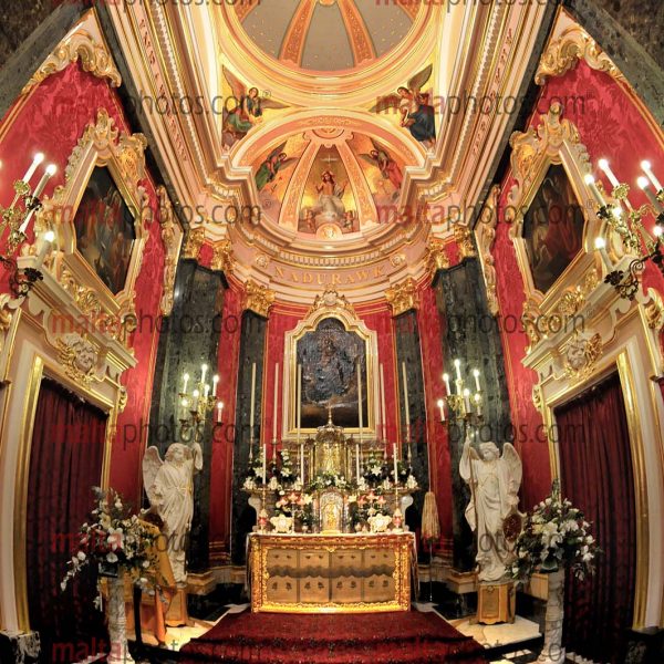 Senglea Vitorja Parish Church Interior Feast Festa - Malta Photos