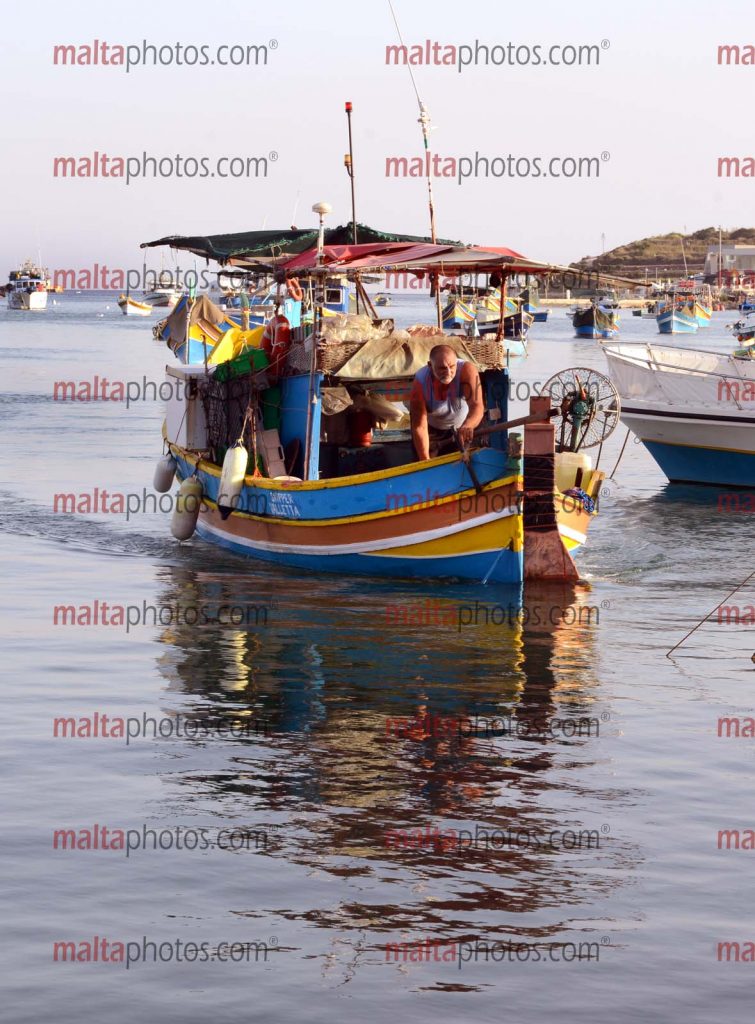 Marsaxlokk Fishing Village Luzzu Traditional Boat Fishing Lampuki Mahi ...