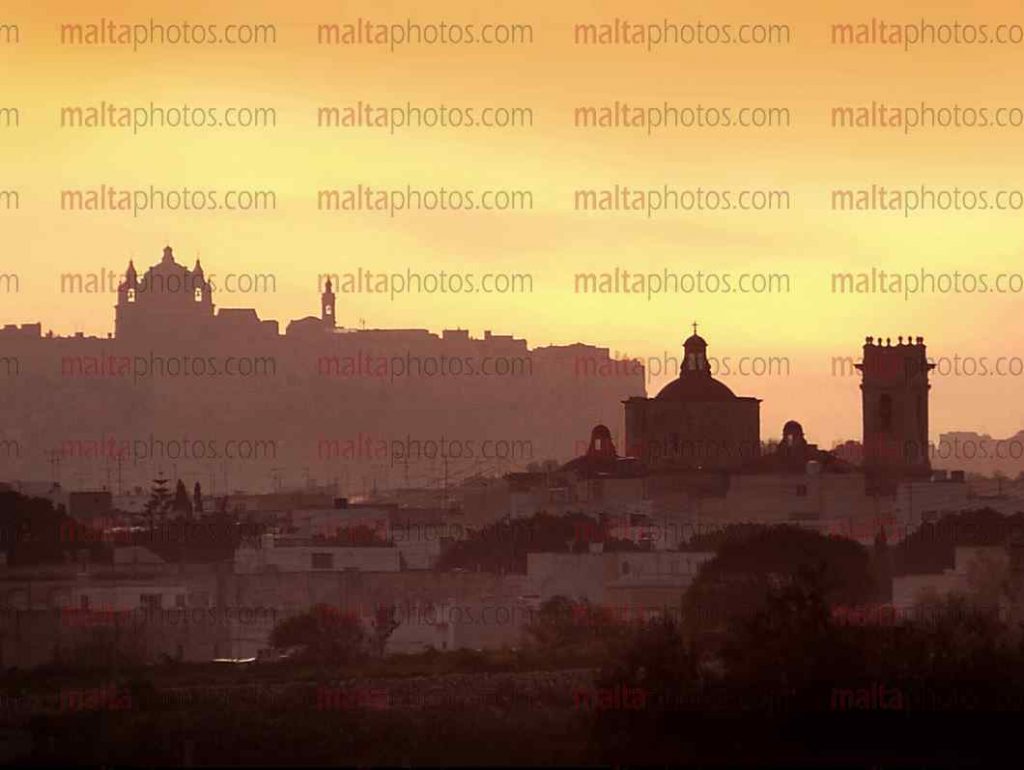Attard Parish Church Sunset Mdina Landmarks - Malta Photos
