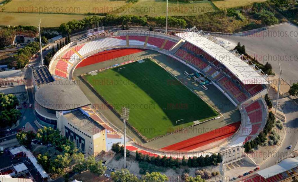 MFCC Ta' Qali National Stadium Aerial Sports Landmarks Pitch Football ...