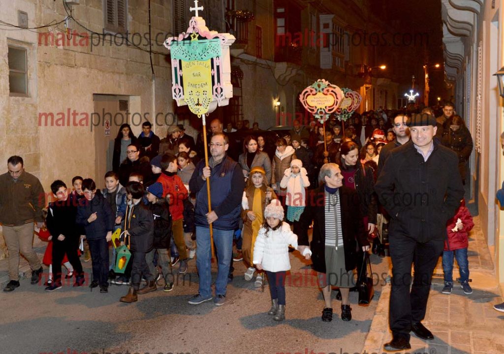 Baby Jesus Procession Museuem Tal Muzew Lija Purcissjoni Bambin People ...
