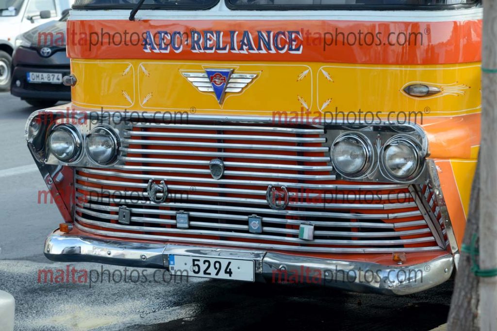 Buses Public Transport Tal Linja Vintage Orange - Malta Photos