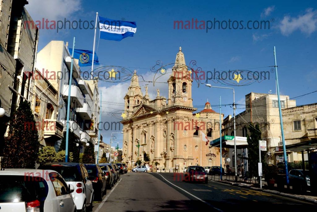 Naxxar Landmark Parish Church Maria Marija Bambina Architecture - Malta ...